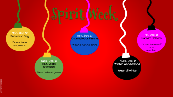 December Spirit Week | Don D. Shute School